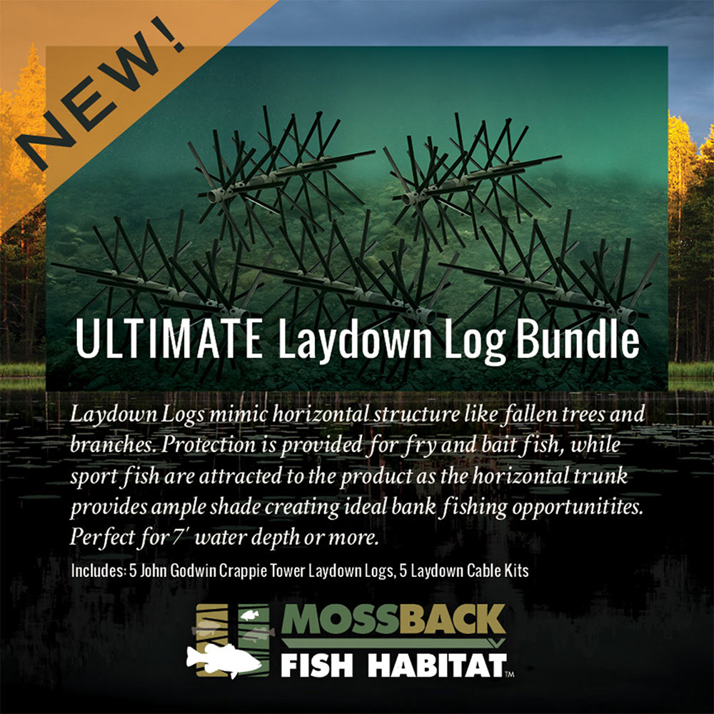 Ultimate Laydown Log Bundle | MossBack Fish Habitat